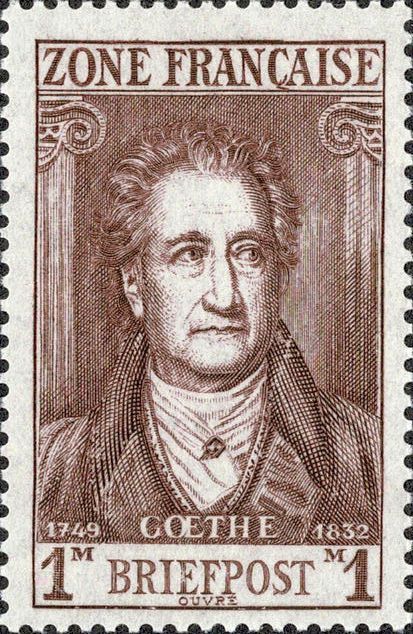 Filatelistische aandacht voor: Johann Wolfgang von Goethe (10) - Optische Fenomenen