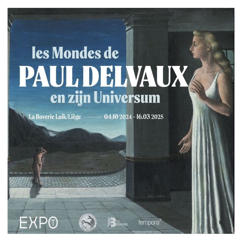 Kunst van Paul Delvaux te zien in het museum La Boverie Luik - Optische ...